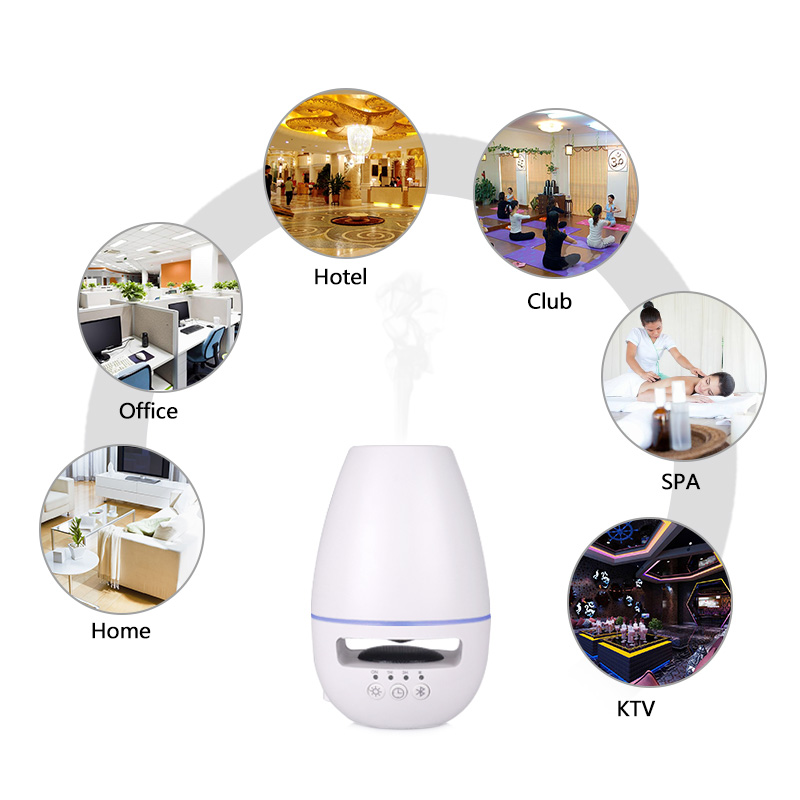 Bluetooth Speaker Aroma humidifier Aromatherapy diffusers | Puraeo